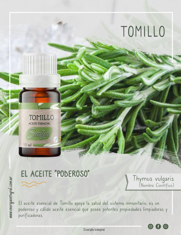 Energia Integral - Aceite esencial de Tomillo
